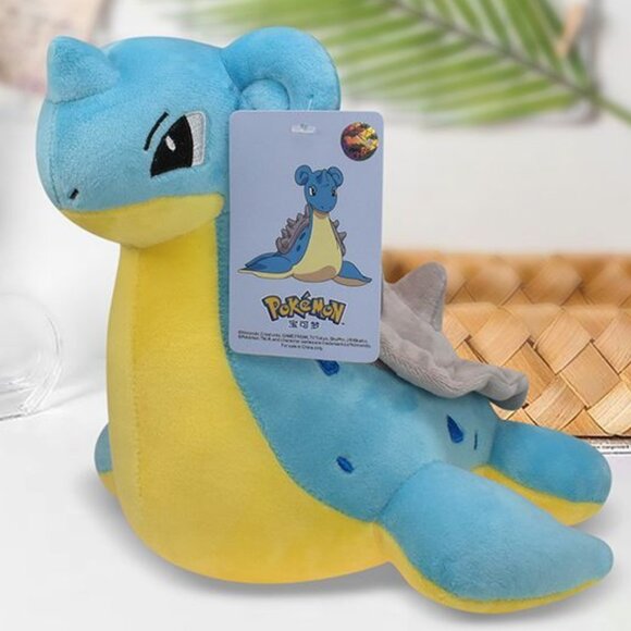 Pokemon | Toys | Pokemon Plush Lapras Blue And Yellow | Poshmark